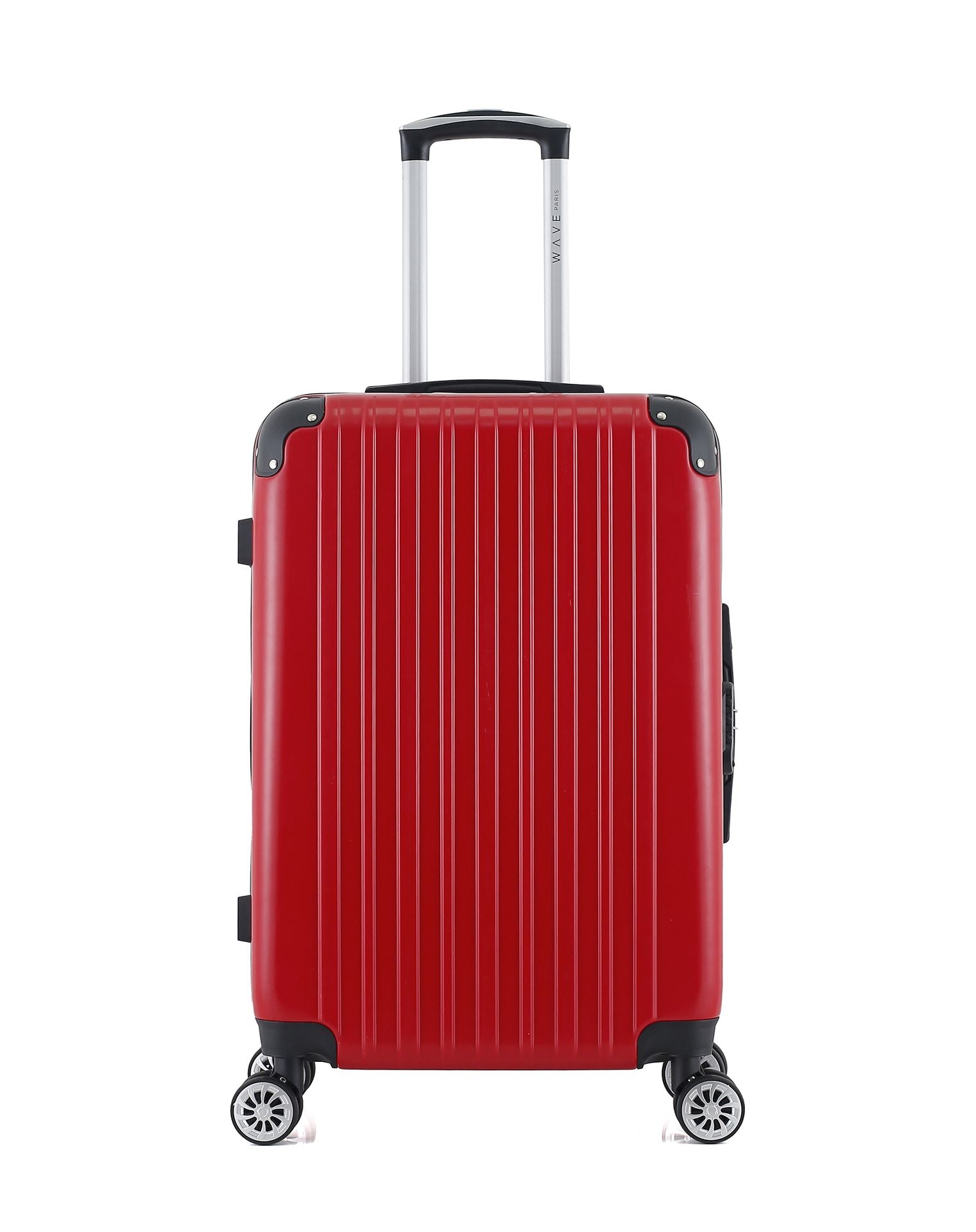 WAVE PARIS - Valise Weekend ABS/PC DENALI 4 Roues 65 cm I FLASH DISCOUNT